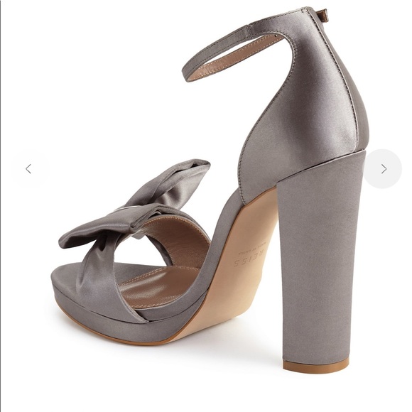 Reiss | Shoes | Reiss Vicky Bow Satin Heels | Poshmark